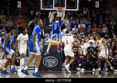 Duke forward Cooper Flagg (2) dunks during the first half in the second round of the NCAA ...