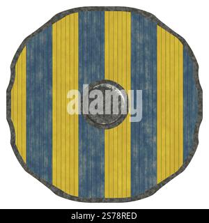 An illustration of a nice viking shield texture Stock Photo - Alamy