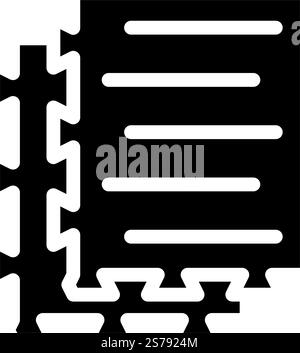 mat fitness sport glyph icon vector illustration Stock Vector Image ...