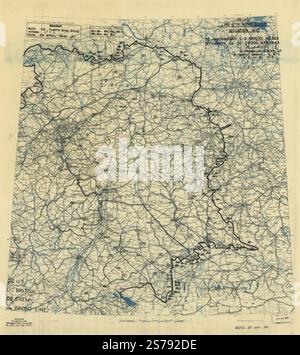 [April 29, 1945], HQ Twelfth Army Group situation map. 1945 by Allied ...