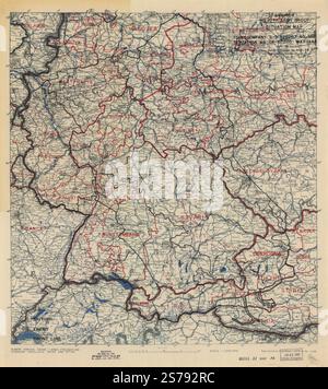 [May 8, 1945], HQ Twelfth Army Group situation map. 1945 by Allied ...
