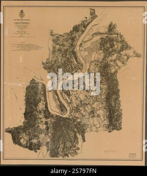 Map of the battlefield of Chattanooga , Chattanooga, Battle of ...