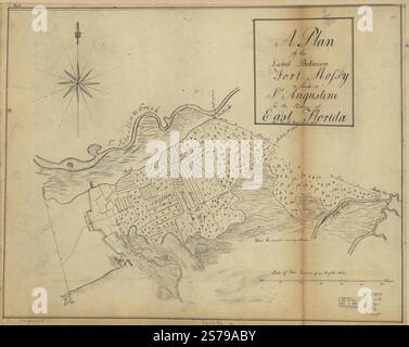 A plan of the land between Fort Mossy and St. Augustine in the province ...