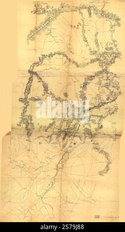 [Map of Culpeper County with parts of Madison, Rappahannock, and ...