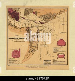 Sketch of Charleston Harbor , Fortification, South Carolina, Charleston ...