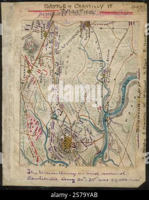 Battle of Chantilly Va. 1862 by Sneden Robert Knox Stock Photo - Alamy