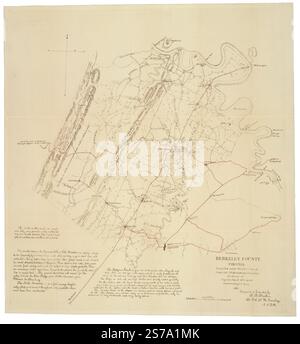 Map of Berkeley County, West Virginia Stock Photo - Alamy