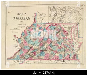Maps of Virginia Stock Photo - Alamy