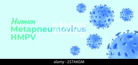 HMPV Virus Banner Template. Human Metapneumovirus Poster. hMPV Virus ...