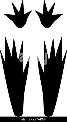 Mouse animal icon Black line art vector in black and white outline set ...