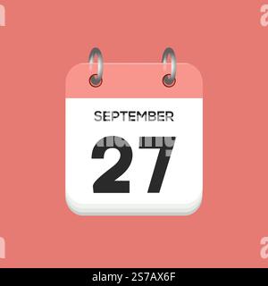 September 9 - calendar and Time planner. Daily Calendar Icon reminder ...