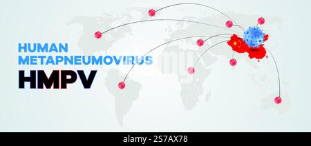 HMPV Virus Banner Template. Human Metapneumovirus Poster. hMPV Virus ...