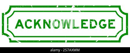 Grunge green achievement word square rubber seal stamp on white ...