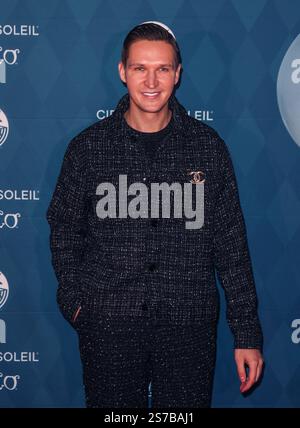 Chris Kowalski seen attending the premiere of "Cirque du Soleil: Corteo ...