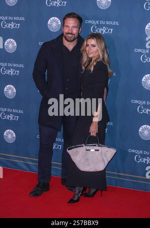 Paul Doran-Jones and Zoe Hardman seen attending the premiere of "Cirque ...