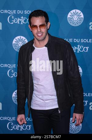 Jeremy Parisi seen attending the premiere of "Cirque du Soleil: Corteo ...