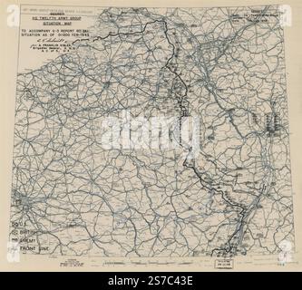 (February 6, 1945), HQ Twelfth Army Group situation map. LOC 2004630340 ...