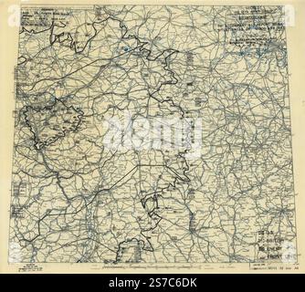 [April 11, 1945], HQ Twelfth Army Group situation map. 1945 by Allied ...