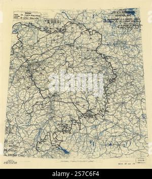 [April 23, 1945], HQ Twelfth Army Group situation map. 1945 by Allied ...