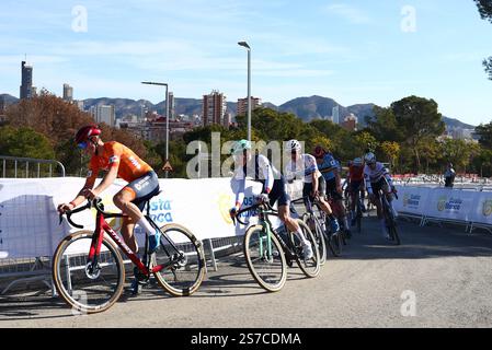 Benidorm, Spain. 19th Jan, 2025. Belgian Thibau Nys celebrates as he ...