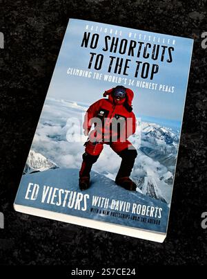 Book cover "No Shortcuts to the Top, climbing the world's 14 highest ...