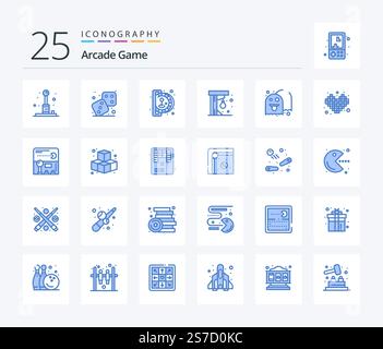 Arcade Blue 5 Icon Pack Including tetris. game. play. breaker. play ...