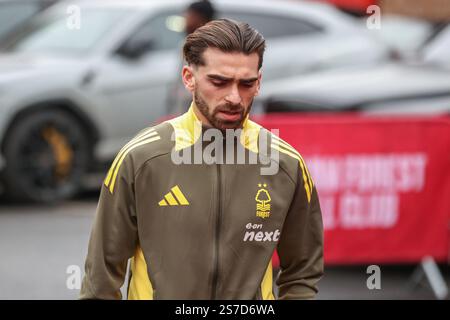 Jota Silva of Nottingham Forest arrives during the Premier League match ...