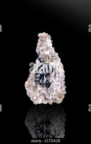Crystals of Cassiterite is a tin oxide mineral, Cornwall, UK Stock ...
