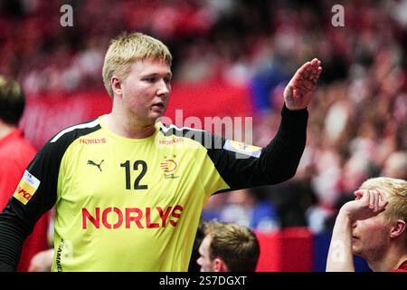 Emil Nielsen (Daenemark, #12) DEN, Frankreich vs. Daenemark, Handball ...
