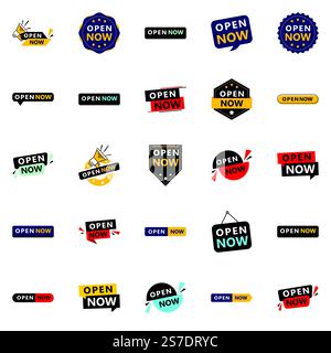25 Versatile Open Now Signage Templates Stock Vector Image & Art - Alamy