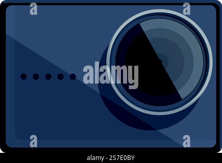 Car dashcam icon cartoon vector. Action gopro. Digital stick Stock ...