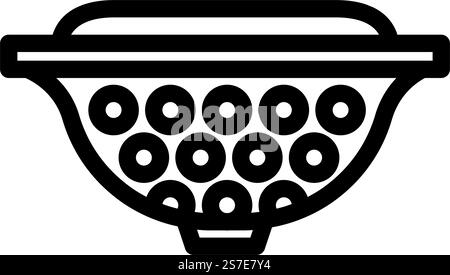sink strainer home interior line icon vector illustration Stock Vector ...