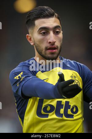 Union's Anouar Ait El Hadj and Ajax' Remko Pasveer fight for the ball ...