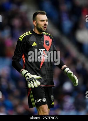 Fraserburgh goalkeeper Joe Barbour during the Scottish Gas Men's ...