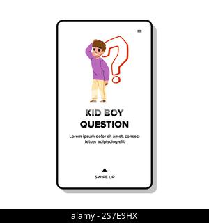 cartoon school boy asking question Stock Vector Image & Art - Alamy
