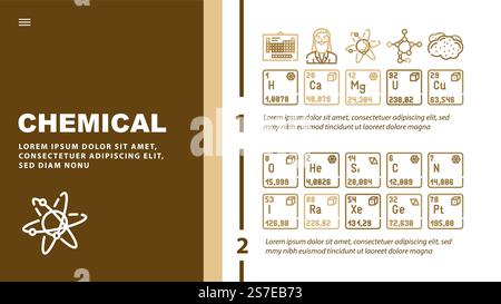 Chemistry Laboratory Landing Header Vector Stock Vector Image & Art - Alamy