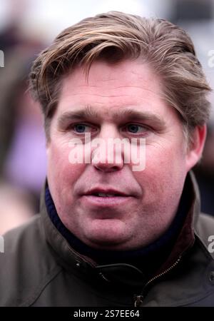 Trainer Dan Skelton after seeing horse Kadastral ridden by Harry ...
