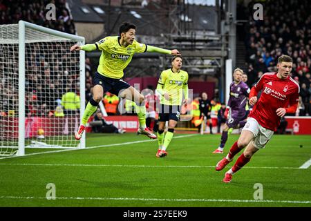 The City Ground, Nottingham, UK. 19th Jan, 2025. Premier League ...