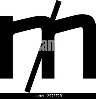 Mill sign currency symbol icon black color vector illustration image ...