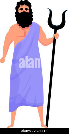 Ancient Greek god Hades cartoon illustration Stock Vector Image & Art ...