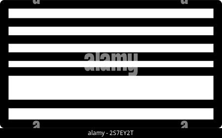 draft stopper garage tool line icon vector illustration Stock Vector ...