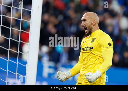 Marko Dmitrovic of CD Leganes in action during the Spanish League ...