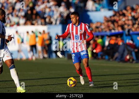 Samuel Lino of Atletico de Madrid celebrates a goal 1-0 during the ...
