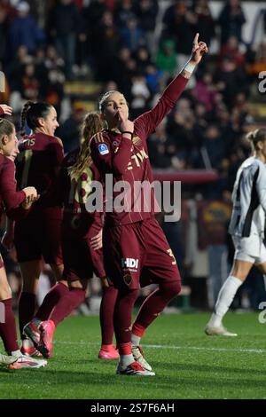 AS Roma's Elena Linari during the Italian Football Championship League ...