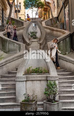 Camondo stairs Beyoglu Istanbul Turkey Europe Stock Photo - Alamy