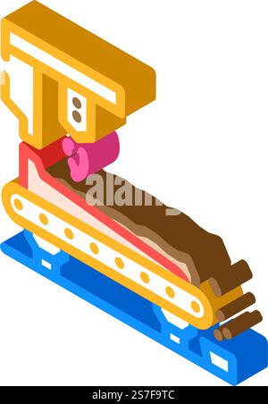 sinter plant steel production icon doodle illustration Stock Vector ...