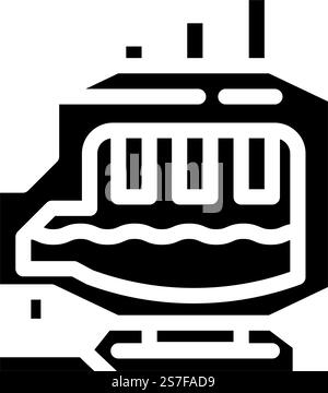 electric arc furnace steel production icon doodle illustration Stock ...