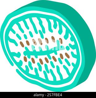 kiwi dried fruit color icon vector illustration Stock Vector Image ...