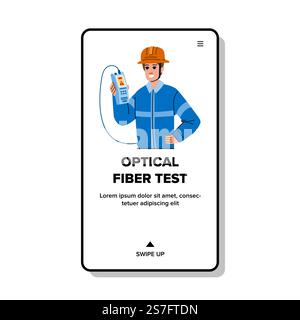 optical fiber test vector Stock Vector Image & Art - Alamy