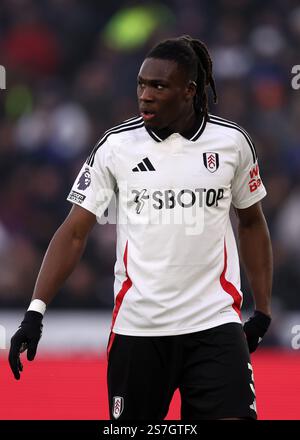 Fulham's Calvin Bassey during the Premier League match at St James ...